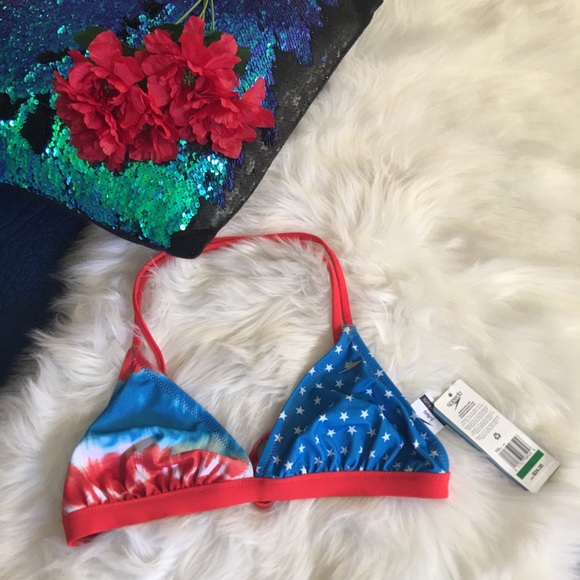 Speedo | Swim | Speedo Two Piece Usaamerican Flag Swimsuit | Poshmark